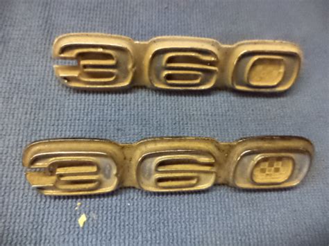 Amc Amx Javelin And Others V8 360 Emblem Set Danny L Sharer Dba Down