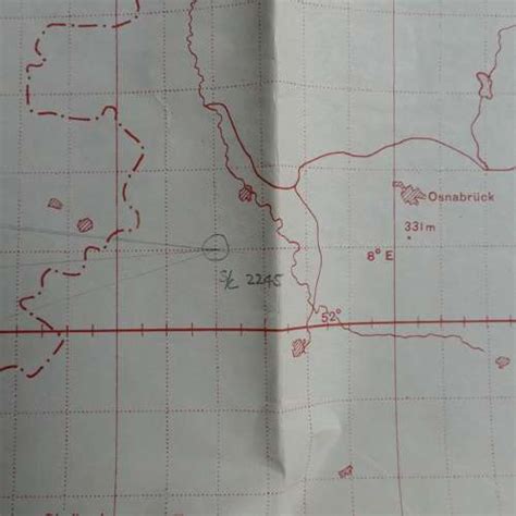 RAF Plotting Map English Channel