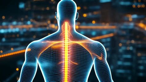 A Digital Artwork Depicting A Glowing Human Body With Illuminated Neural Pathways Symbolizing