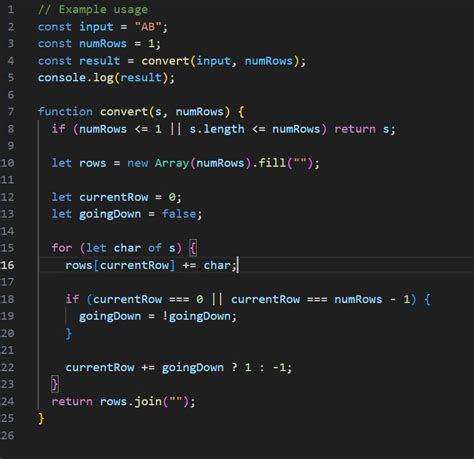 🚀 Zigzag Conversion Problem Using Javascript This Classic Coding