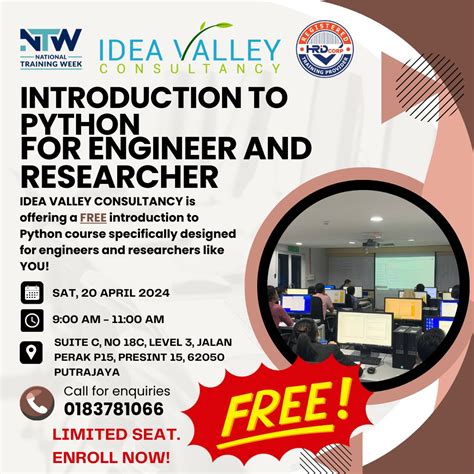 Idea Valley Consultancy On Linkedin Python Freecourse Engineering