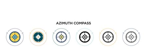 Map Azimuth Compass Vector Images 39