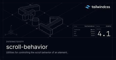 Scroll Behavior Interactivity Tailwind Css