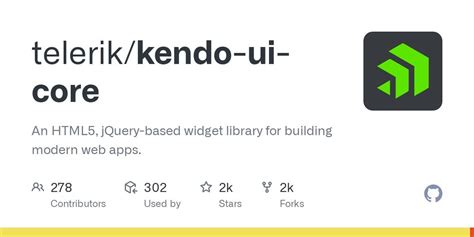 Telerik Open Sources Kendo Ui Rprogramming