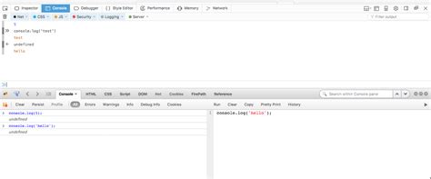 debugging firefox firebug s console log always returns undefined stack overflow