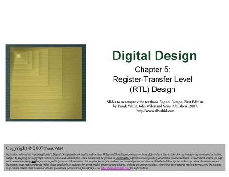 Rtl Design Basic In Verilog Hdl Digital Design Copyright © 2006