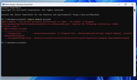 Solved Can T Connect To Azure AD Via PowerShell Experts Exchange