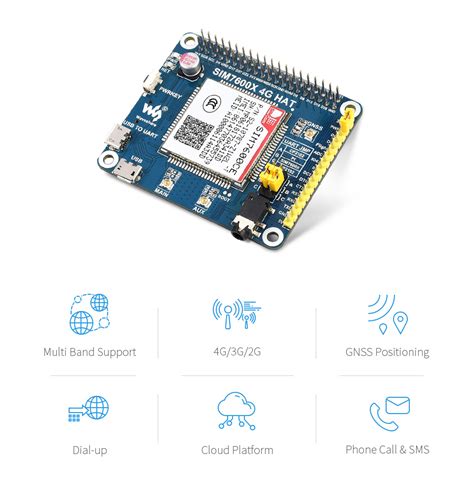Module Sim 7600ce 4g 3g 2g Gsm Gprs Gnss Hat Dành Cho