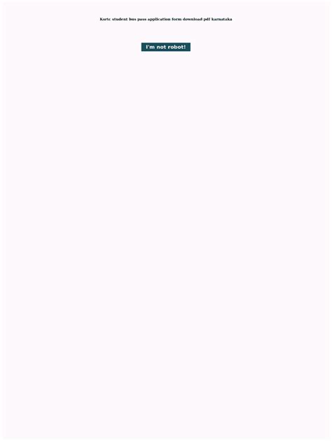 Bus Pass Application Ksrtc Fill Online Printable Fillable Blank