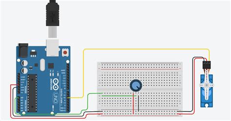 Controle De Servo Motor Com Potenciômetro No Arduino