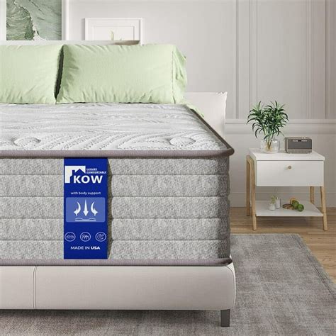 Kow 12 Inch Twin Size Memory Foam Mattress 3d Skin Friendly Fabric 4