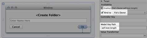 Cocoa Disableenable Nsbutton If Nstextfield Is Empty Or Not Stack