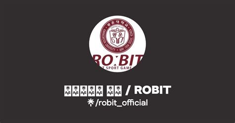 광운대학교 로빛 Robit Instagram Linktree