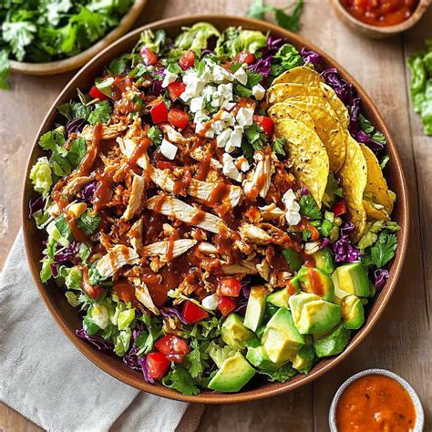 Chicken Taco Salad Irresistible Crunchy Delight Prerecipes