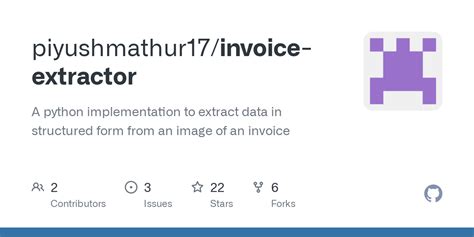 GitHub Piyushmathur Invoice Extractor A Python Implementation To Extract Data In Structured
