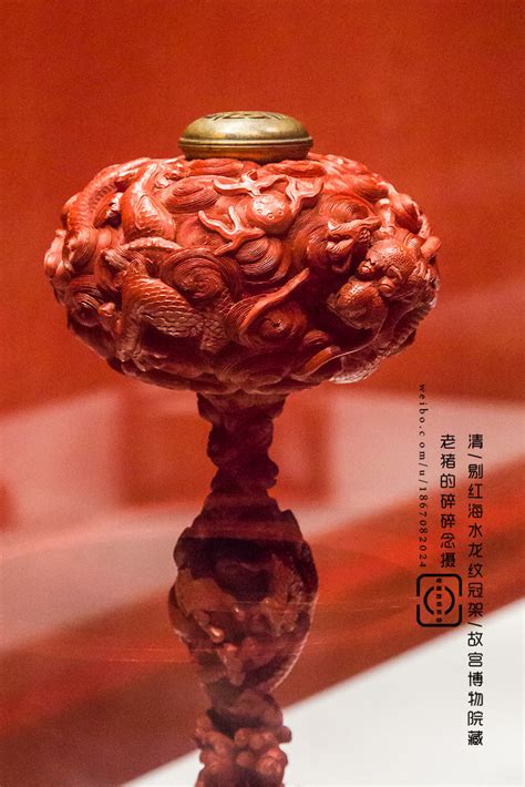 一组在故宫博物院藏乾隆朝漆器展拍摄的文物