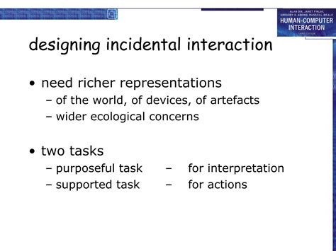 HCI 3e Ch 18 Modelling Rich Interaction PPT