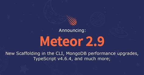 New Meteorjs 29 And The New Scaffold Api By Gabriel Grubba Meteor Blog