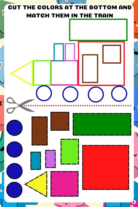 Shapes Worksheet Kindergarten En 2024 Jeux à Fabriquer Maternelle