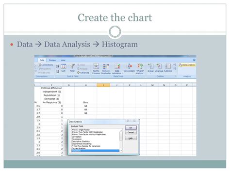 PPT Creating A Histogram Using The Histogram Function PowerPoint Presentation ID 2767431