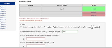Solved At Least One Of The Answers Above Is Not Correct 2