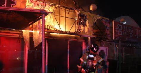 인천 구월동 화훼단지 비닐하우스에서 불