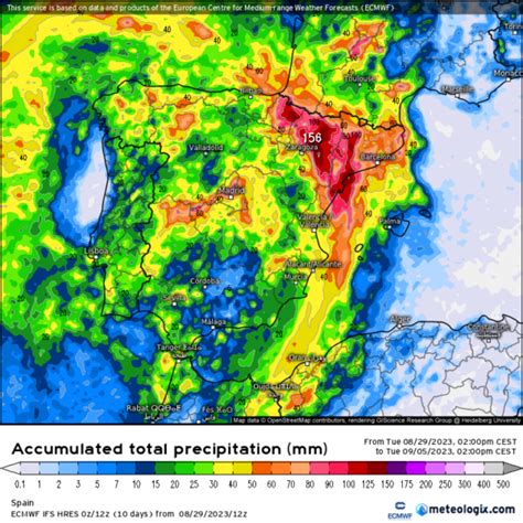 Actualiza El Modelo Ecmwf Contundentes Mapas De Precipitación