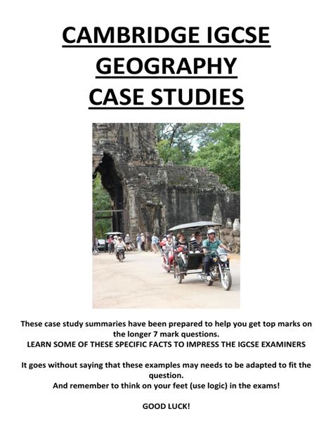 Cie Igcse Case Studies Pdf Hutu Coast