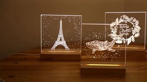 디어스클래스 [아크릴무드등 만들기 Diy Kit] 설명 영상 Youtube