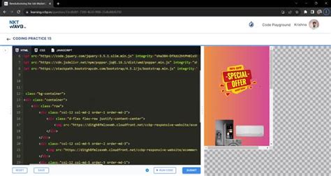 Souta Krishna On Linkedin Day2 30daysofcodechallenge Html Cssgrid Bootstrap Rahulattulurisir