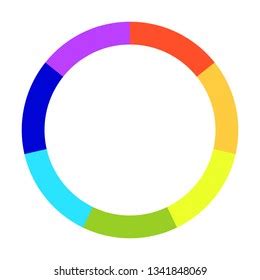 Chromatic Circle On White Background Stock Vector Royalty Free Shutterstock