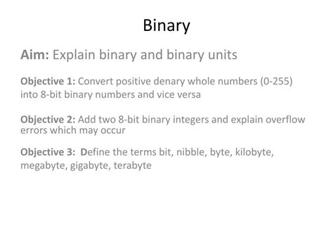PPT Binary PowerPoint Presentation Free Download ID