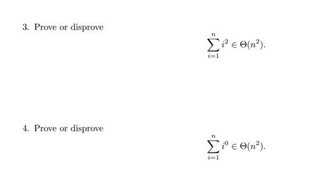 Solved 3 Prove or disprove 4 Prove or disprove η Σ Chegg com