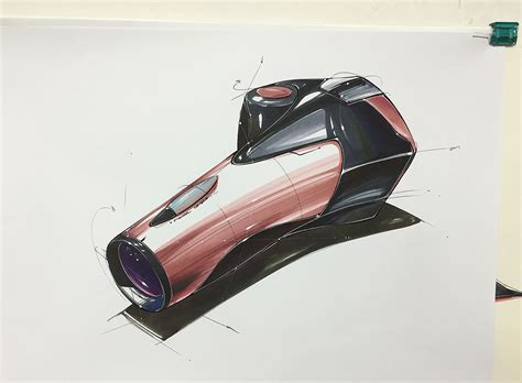 Freehand Sketch And Marker Rendering Japan Graphic Design Presentation Techniques Industrial