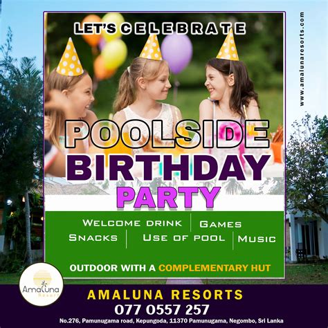 Amaluna Resort ඔබේ උපන්දින සාදය ලස්සන නොමැකෙන දවසක්