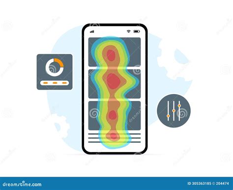 Mobile App Heatmap Visualize User Interactions Within The App Website