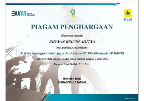 Sertifikat Pli Program Tambahan Kampus Merdeka Personal Pdf