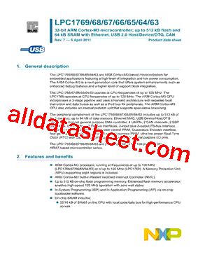 LPC Datasheet PDF NXP Semiconductors