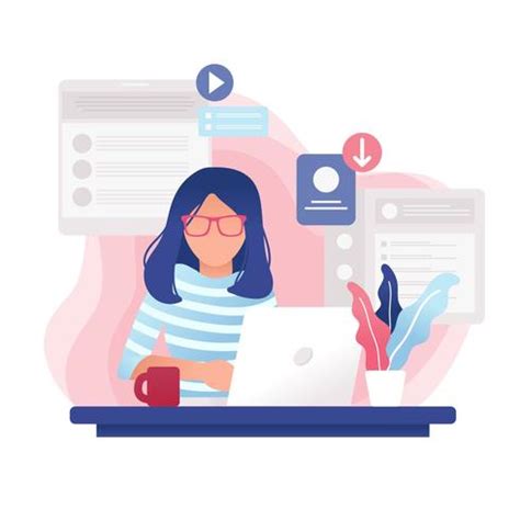 Woman Female Programmer Icon Developer Icons Coding Icons Coder Icons Software Icons Laptop