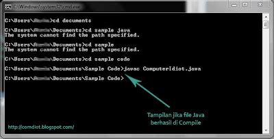 Compile Dan Run File Java Menggunakan Command Prompt Computer Idiot