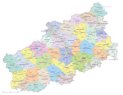 Карта тверской области 2025