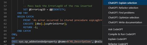 How To Work With Chatgpt In Visual Studio Code Sqlservercentral