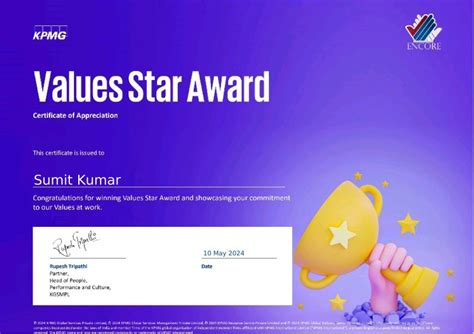 Kpmg Kgsmpl Award Thankyou Sumit Kumar 14 Comments