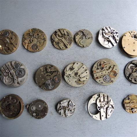 Old Pocket Watch Movements Etsy