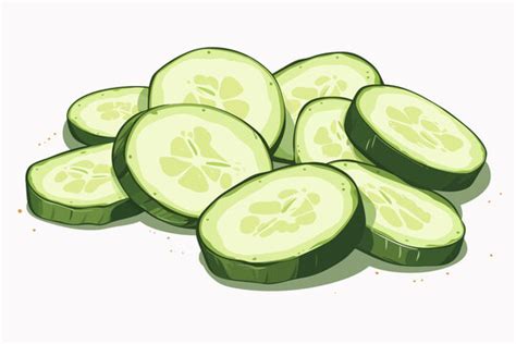 Cucumber Slice Illustration Images Browse Stock Photos Vectors And Video Adobe Stock