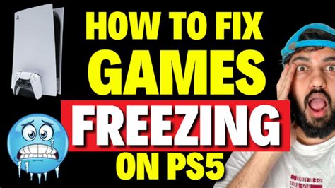How To Fix Games Freezing On Ps5 Youtube
