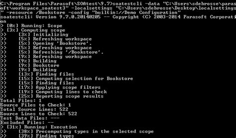 Example Of Executing Soatest From Cli — Parasoft Forums