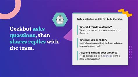 Geekbot S Automation Tool For Asynchronous Standups Surveys And More Now Available On
