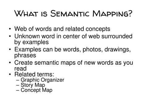 Ppt Introduction To Semantic Mapping Powerpoint Presentation Free Download Id 9479943