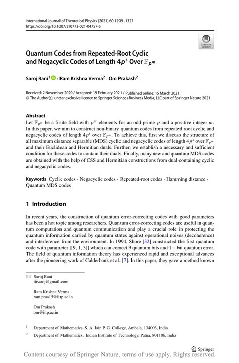 Quantum Codes From Repeated Root Cyclic And Negacyclic Codes Of Length 4ps Over Mathbb {f} {p